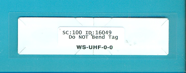 AWID WS-UHF-0-0 Windshield Adhesive Tag for LR-2000, 2200, 3000 reader